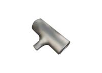 China High-Quality ASTM B 16.9 Gr2 DN40×DN40×3mm Butt Welded Titanium Tube Reducing Tee for Industrial Use for sale