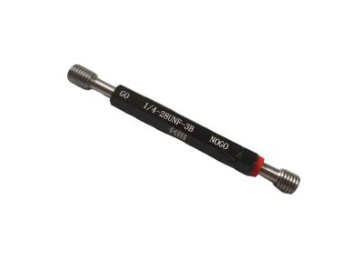 China Go/No Go 1/4-28 UNF-3B Thread Plug Gauge with High Precision for sale