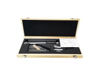 China Customized Metric 100-160mm Dial Bore Gauge with Extensions Hole Diameter Measuring Device Used Wood Case Package for sale