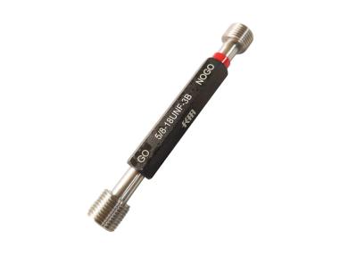 China Go and Nogo Inch Thread Plug Gauge 5/8-18 UNF 3B Measuring Tool with Calibration Certificate for sale
