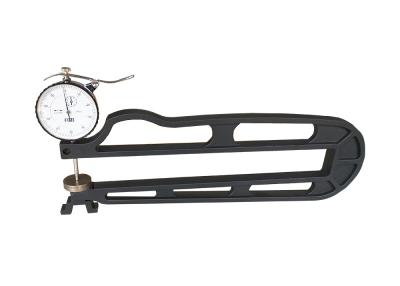 China 0-10mm Dial Thickness Gauge with 300mm Throat Depth and 30mm Diameter Measuring Face for sale