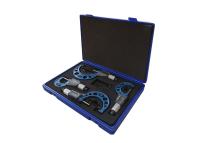 China Set of 0-100mm Double Display Digital Outside Micrometer with IP54 Protection Degree for sale