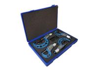 China Set of 0-100mm Double Display Digital Outside Micrometer with IP54 Protection Degree for sale