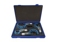 China Set of 0-100mm Double Display Digital Outside Micrometer with IP54 Protection Degree for sale