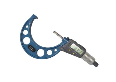 China 70-100mm Double Display Digital Micrometer with Carbide Measuring Face for Precise Measurement for sale