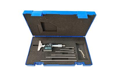 China IP65 0-150mm Digital Depth Micrometer Gauge Tools with Carbide-Tipped Rod for sale