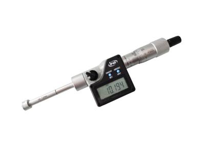 China Three-Point Contact Precision 10-12mm Digital Three Point Internal Micrometer IP65 Protection 0.001mm Resolution for sale