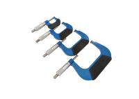 China Standard 0-100mm Outside Micrometer Set with Carbide Measuring Faces Provide Accuracy for sale