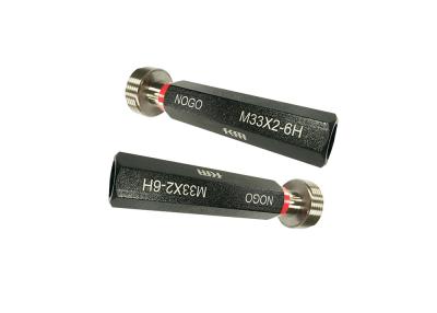 China High Precision M33X2-6H Metric Plug Ring Gauge for Threaded Parts NOGO Type for sale