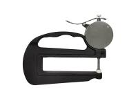 China 0-12.7mm/0-0.5″ Digital Thickness Gauge with 120mm Measuring Depth and Optional Ceramic Measuring Face for sale