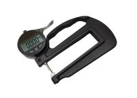 China 0-12.7mm/0-0.5″ Digital Thickness Gauge with 120mm Measuring Depth and Optional Ceramic Measuring Face for sale