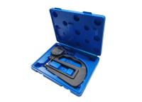 China 0-12.7mm/0-0.5″ Digital Thickness Gauge with 120mm Measuring Depth and Optional Ceramic Measuring Face for sale