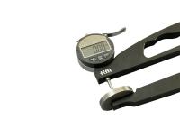 China Optional Ceramic Measuring Face Measuring Depth 400mm Throat Digital Thickness Gauge with LCD Display for sale