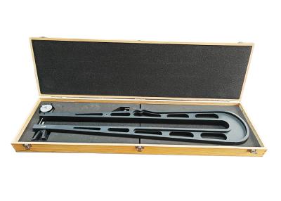 China 0-30mm Large Depth Dial Thickness Gauge High Precision Mechanical Thickness Gauge with 800mm Measuring Depth for sale