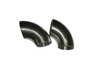 China Hygiene Food Grade Welded Elbow Titanium 90 Degree Elbow Sanitary Fittings for sale