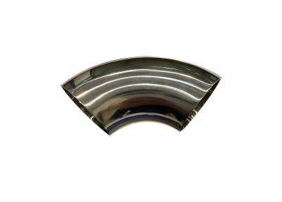 China ASME B 16.9 Food Grade Sanitary Mirror Polish 90 Degree Titanium Weld Elbow for sale