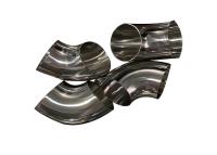 China ASME B 16.9 Food Grade Sanitary Mirror Polish 90 Degree Titanium Weld Elbow for sale