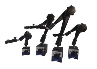 China Industrial 50Kg Magnetic Force Black Forced Locking Pole Type Magnetic Stand for sale