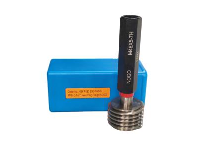 China Precision Thread Plug Gauge M48 NOGO Side for Manufacturing Inspection for sale