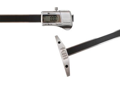 China 0-500mm Stainless Steel Digital Depth Gauge with Thin Rod for sale