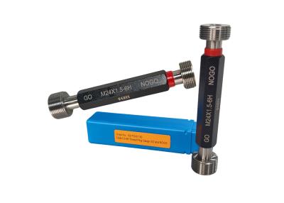 China Highly Precise M24X1.5-6H Metric Thread Plug Gauge for Accurate Thread Checking for sale