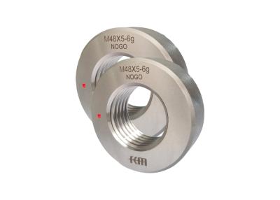 China NOGO Type M48X5 Metric Thread Ring Gauge Measuring Instruments with Calibration Certificate for sale