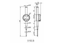 China 0-50.8mm/0-2″ Digital Indicator with 0.0005mm/0.00002″ Resolution Measuring Device for sale