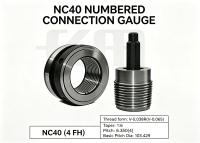 China NC40 Rotary Shoulder Thread Working Ring and Plug Gauge API Spec 7 2 Oilfield Drilling Connection Gauge Professional Manufacturer for sale
