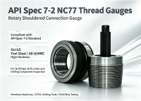 China High Precision API Pipe Gauges Thread Inspection Gage for NC77 Numbered Connections Petroleum Machinery Manufacturing for sale