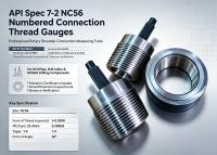 China Oilfield Drilling API NC56 Working Thread Gauge Set Rotary Shouldered Connection Ring & Plug Gauges Supplier for sale