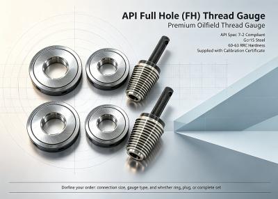 China Full Hole Rotary Shouldered Connection Thread Gauges API Spec 7-2 Standard for Oil & Gas Drill String Thread QC for sale