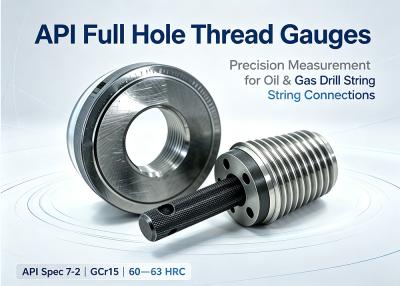China Precision API 6 5/8 FH Thread Gauges, Calibrated OCTG Rotary Shoulder Thread Inspection Tool for sale