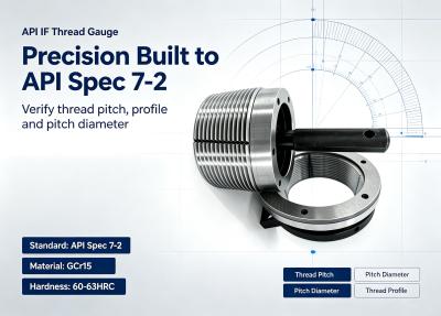 China API IF 6 5/8 Rotary Shouldered Connection Gauge API Spec 7-2 for Oil & Gas Drill Pipe for sale