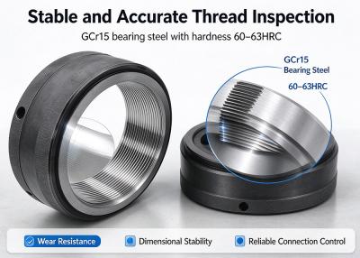 China 1.660 API Spec 5B Non-Upset Tubing TBG NU Thread Gauge Oilfield Tubing Thread Ring Plug Gauge with Calibration Certificate for sale