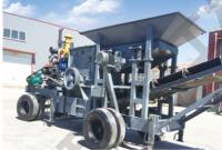 China 75KW 50t/h Mobile Crushing Plant Hammer Stone Crushing Equipment for Quarry for sale