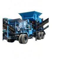 China Integrated Design Wheeled Mobile Crushing Plant 100 T/H For Quarry Field Crushing for sale