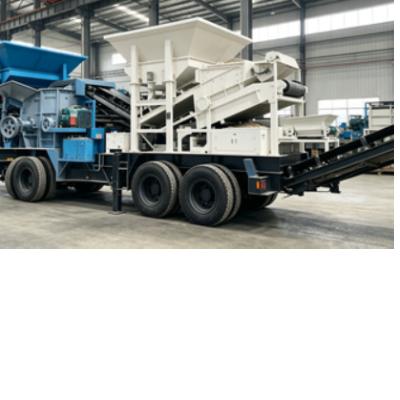 China Integrated Design Wheeled Mobile Crushing Plant 100 T/H For Quarry Field Crushing for sale