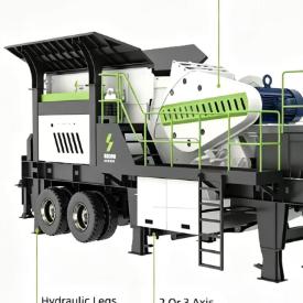China SWC116 Wheeled Mobile Jaw Crushing Station with 168 kW Installed Power and SC116 Jaw Crusher for Large-Scale Mining for sale
