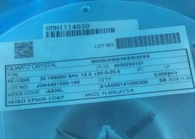China Crystal SMD XTL KHZ 20PPM Power Management Ic Epson Timing FC-135R 32.7680KA-A5 for sale