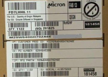 China M29W640GH70ZA6E NOR Flash Parallel 64Mbit Electronic Integrated Circuits for sale