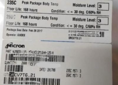 China MT41K512M16HA-125:A 8G 1.35V 512Mx16 800MHz Dynamic Random Access Memory DDR3 0C-90C for sale