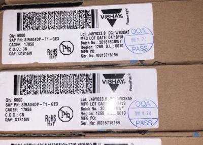China 30V Vds 20V Vgs PowerPAK SO-8 N Channel MOSFET SIRA04DP-T1-GE3 for sale