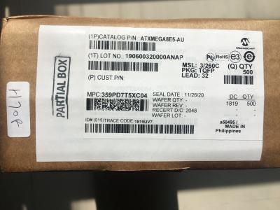 China ATXMEGA8E5-AU 32MHz SPI 8 Bit Microcontrollers MCU 32TQFP for sale