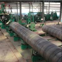 China Q345 Q245B DN200 Black Welding Spiral Large Diameter Thick Wall Carbon Steel Pipe For House Bridge for sale