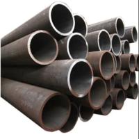 China DIN1629 ST37 ST44 ST52 A106 A53 Black Ms Round Seamless Mild Steel Tubing Mechanical for sale
