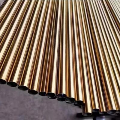 China 304 304L Welded Pickling And Straightening Stainless Steel Tube For Architectural Decoration for sale