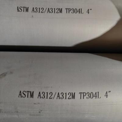 China ASTM TP304L Seamless Stainless Steel Pipe Acid-washed Matte Finish For Architectural Decoration for sale