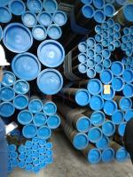 China ASTM A106B Hot Rolled Seamless Carbon Steel Tube with Painted Cap for Natural Gas Pipeline for sale