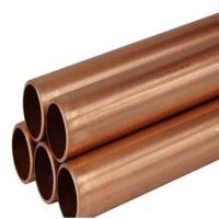 China H62 H65 DN16 DN40 99.9% Pure Brass Copper Seamless Metal Tubes For Air Conditioner Refrigeration for sale
