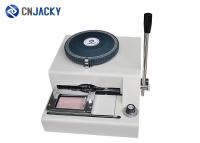 China Manual ID Cards Plastic Card Embossing Machine With Russian Code And Engilsh Code for sale